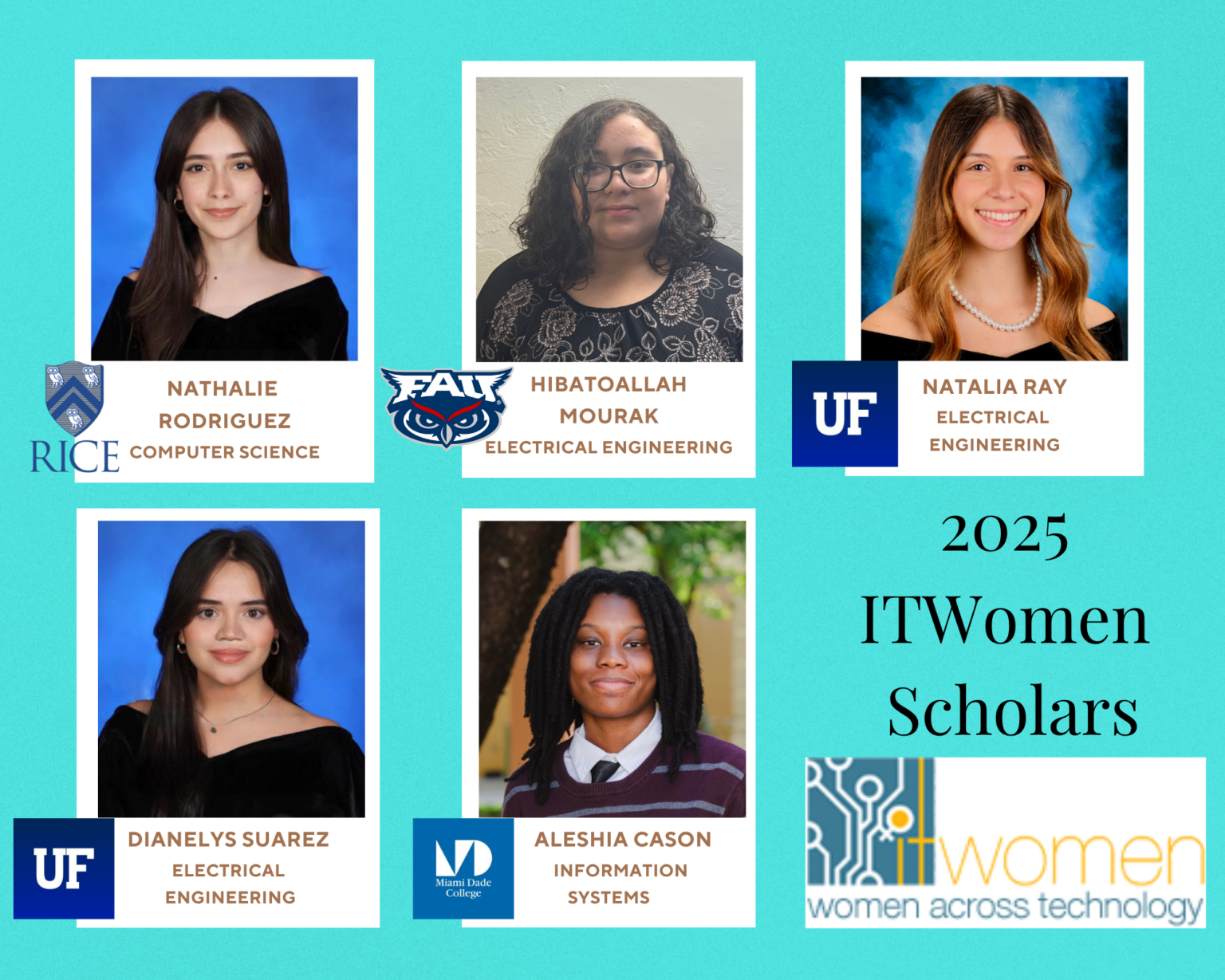Celebrating our 2025 ITWomen Scholars - ITWomen